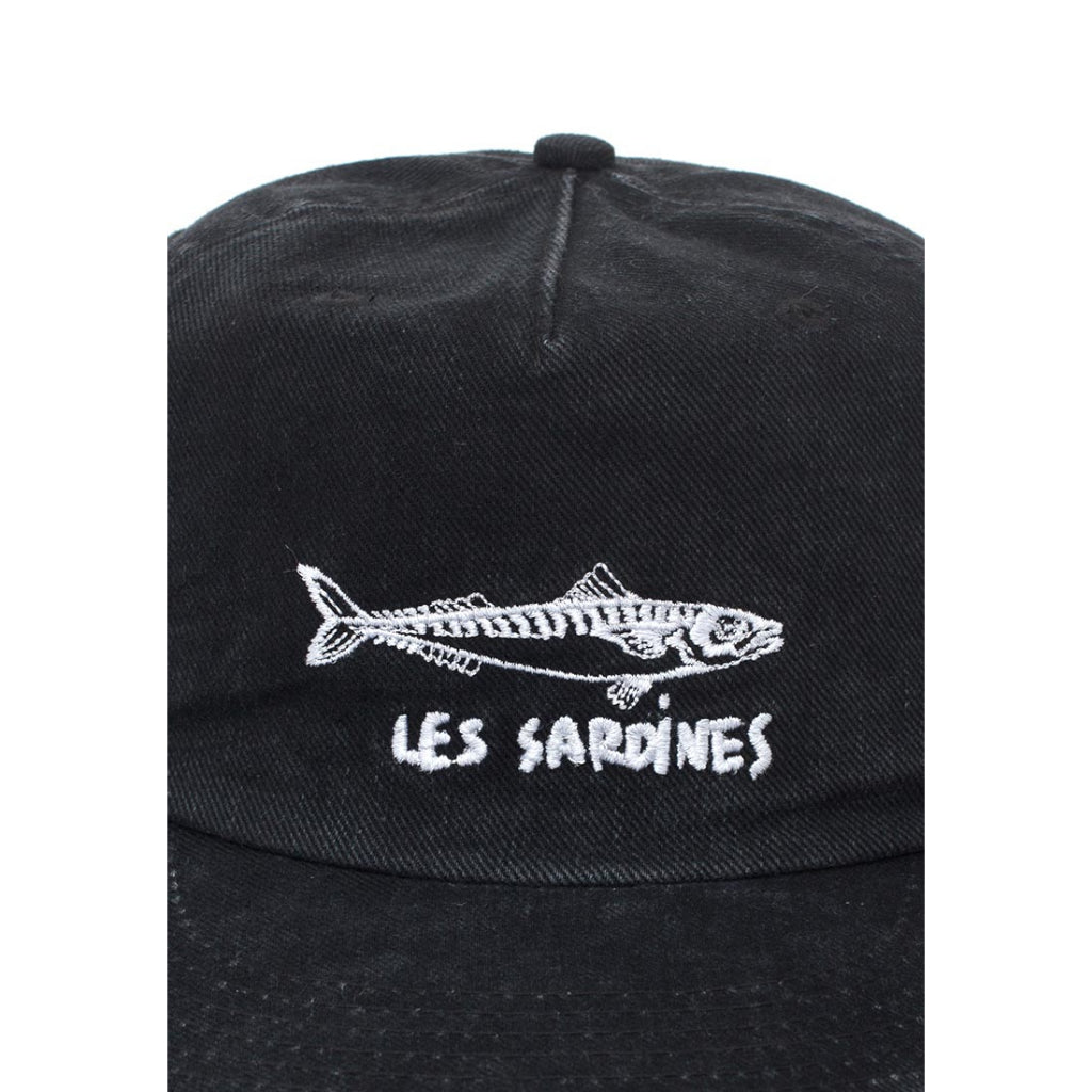 Moskav Sardines Black Wash 6 Panels Hat